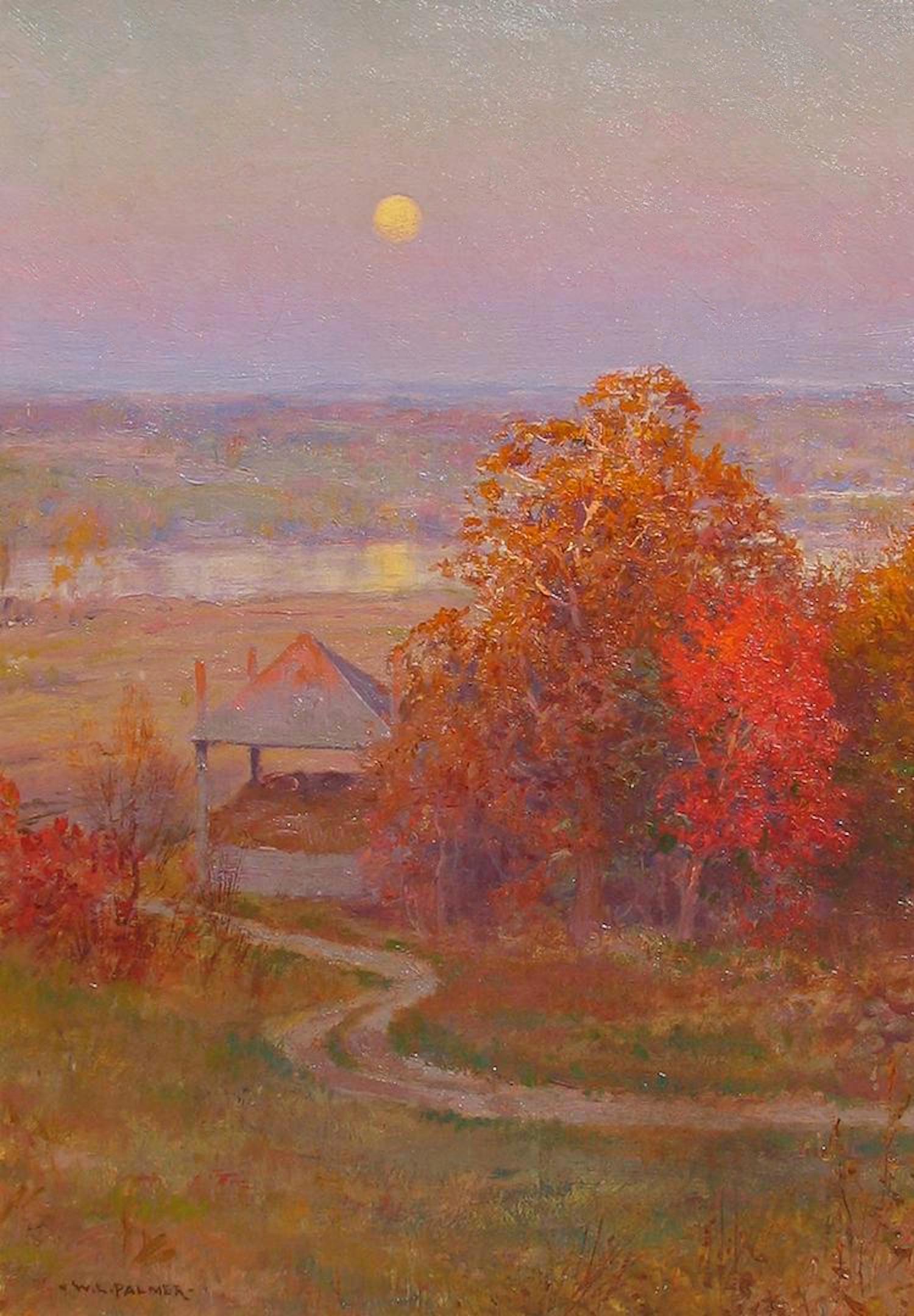 Walter Launt Palmer - Autumn Moonrise oil painting by Walter Launt ...