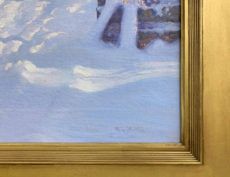 Walter Launt Palmer - Winter Morning, Impressionist Landscape in the ...
