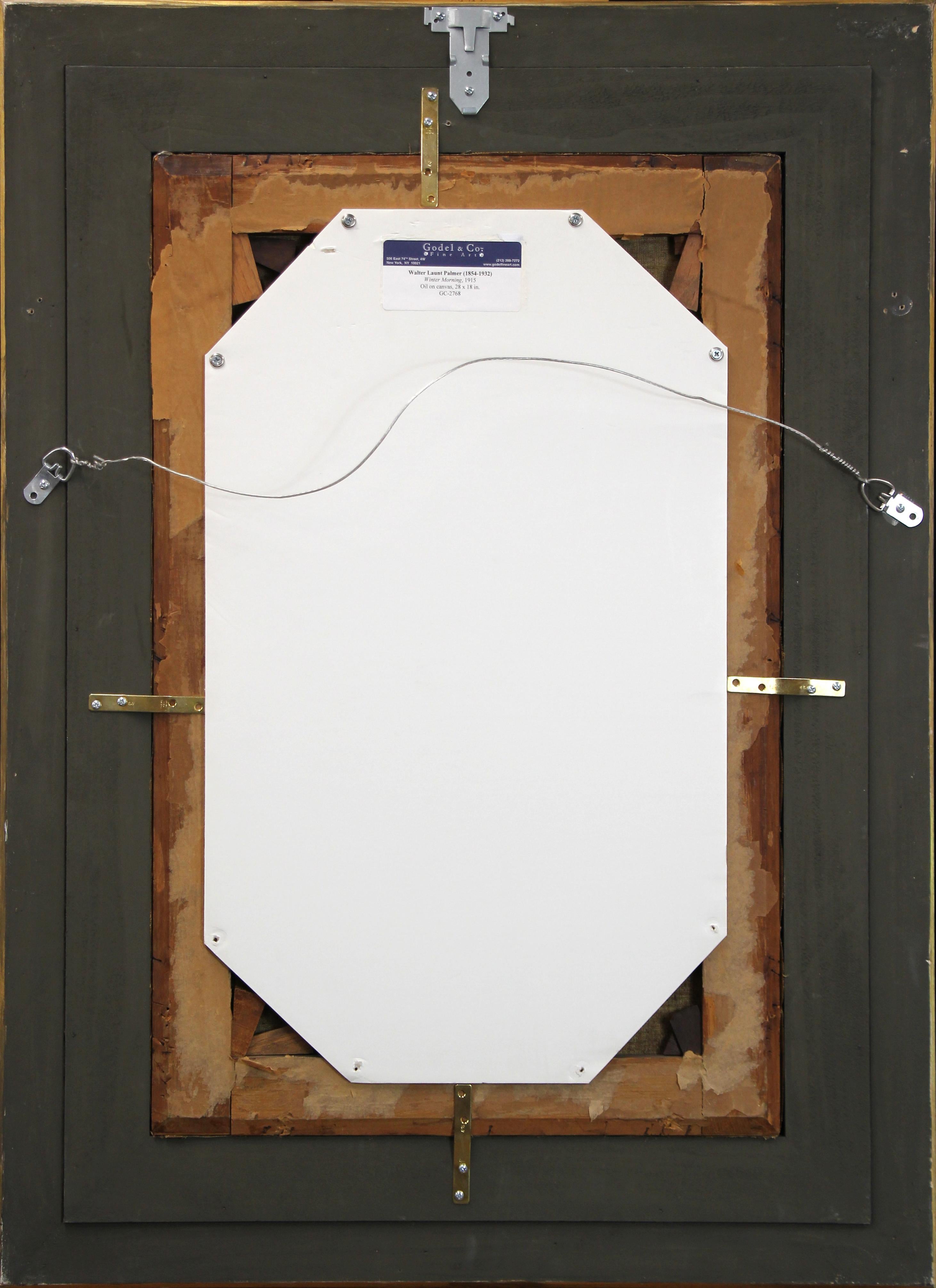 Walter Launt Palmer - Winter Morning, Impressionist Landscape in the ...