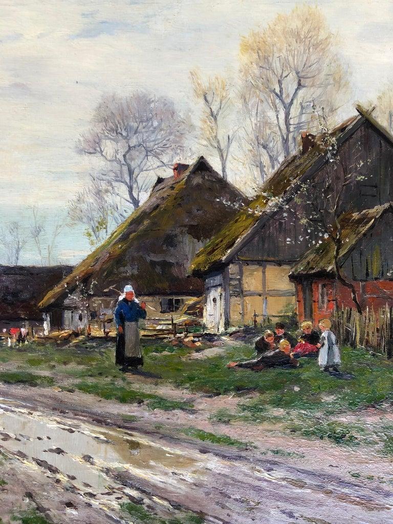Walter Moras - The Farm in Spring at 1stDibs | walter moras paintings ...