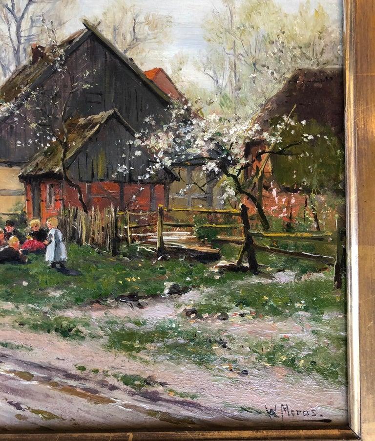 Walter Moras - The Farm in Spring at 1stDibs | walter moras paintings ...