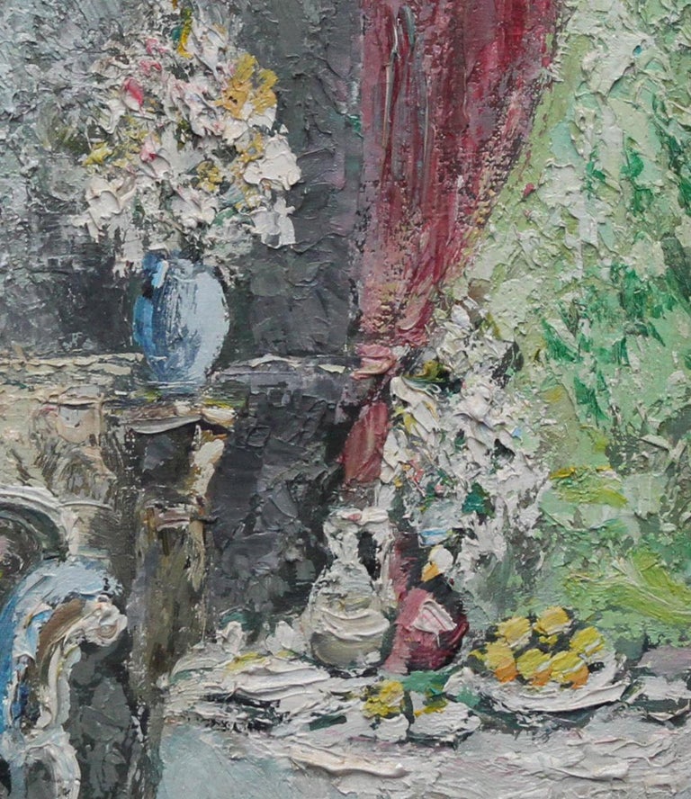 Walter Prescher van Ed - Paris Interior - Post Impressionist 50's ...