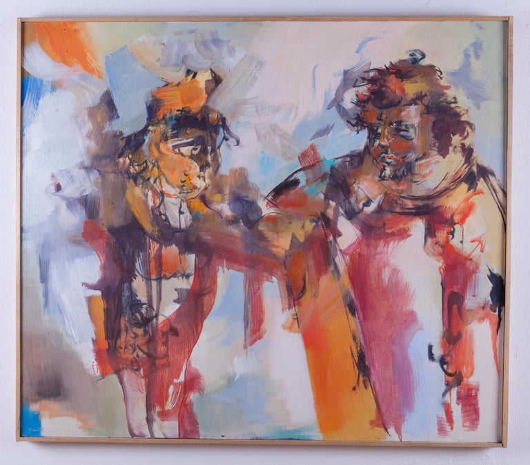 Walter Quirt - Double Indemnity, 1956 Mid Century Modern Abstract ...