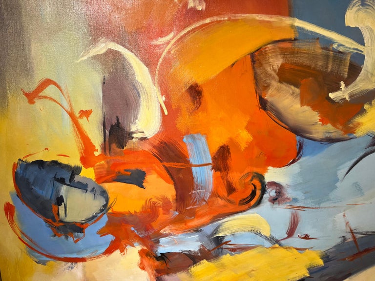 Walter Quirt - Memories, 1958 Mid Century Modern Abstract Expressionism ...