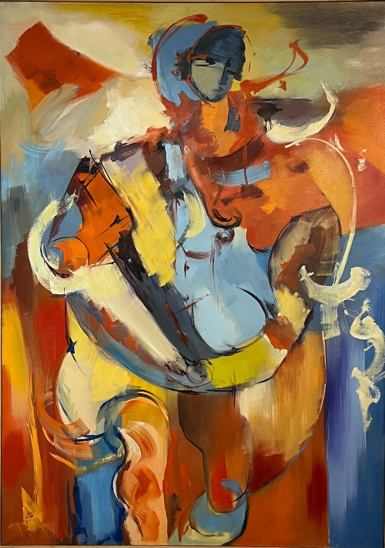 Walter Quirt - Memories, 1958 Mid Century Modern Abstract Expressionism ...