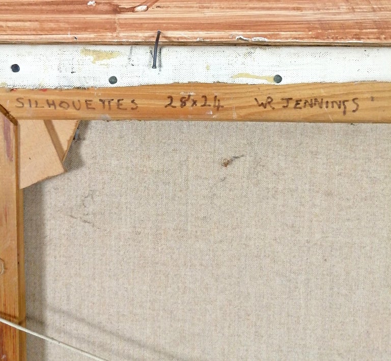 Walter Robin Jennings - Silhouettes - Large English Atmospheric Winter ...