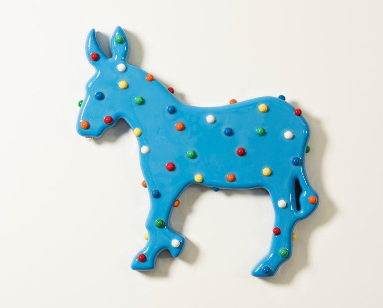 Walter Robinson - Animal Cracker (Blue Donkey) For Sale at 1stDibs