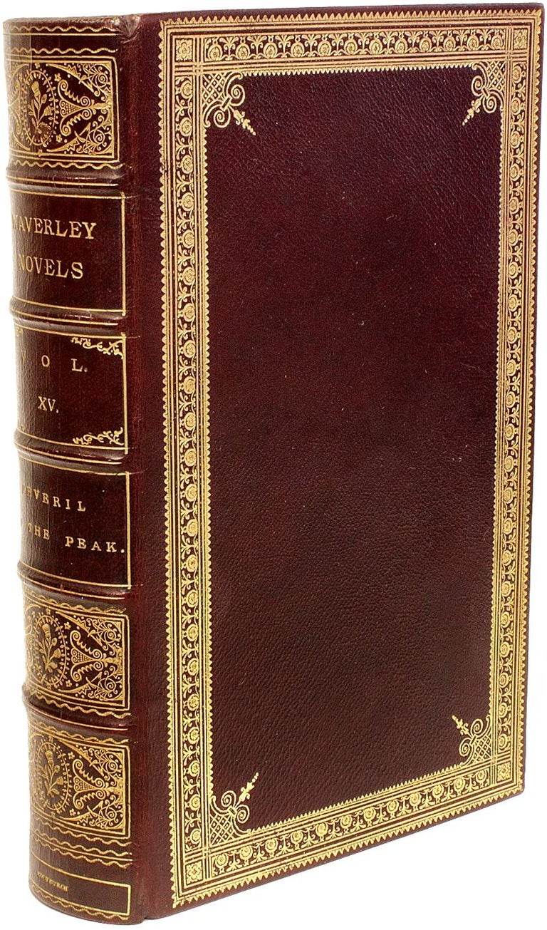 Walter Scott, Waverley Novels, 25 Vols. 1857, in a Fine Full Leather ...