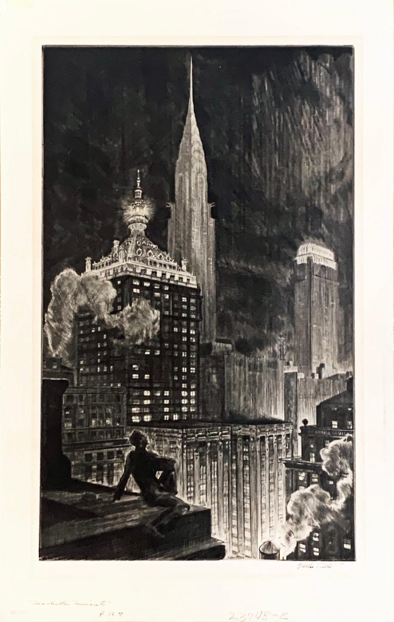 Walter Tittle - MANHATTAN MINARETS For Sale at 1stDibs