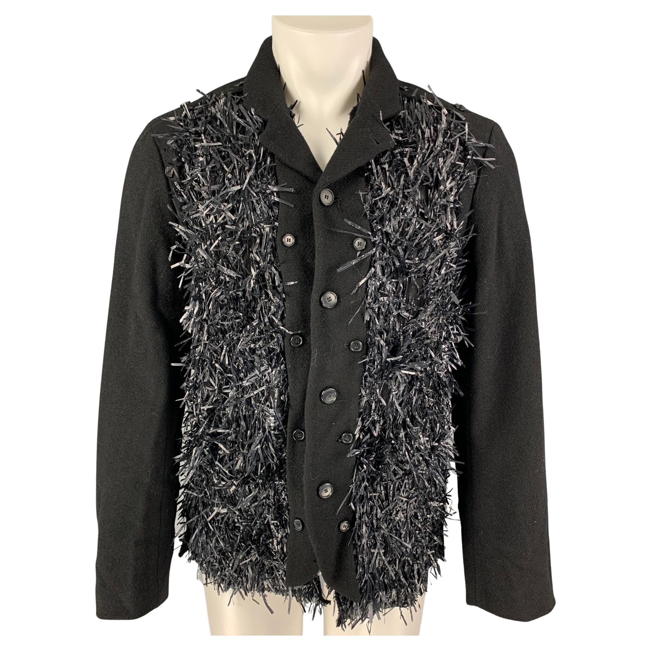 Walter Van Beirendonck Men's Runway Leather Fringe Monster Jacket ...