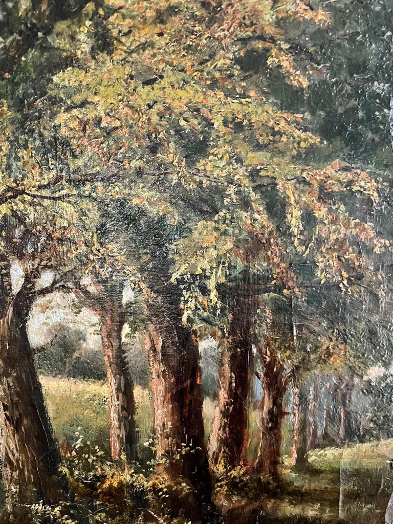 Walter Wallor Caffyn - Woodland with cattle at 1stDibs