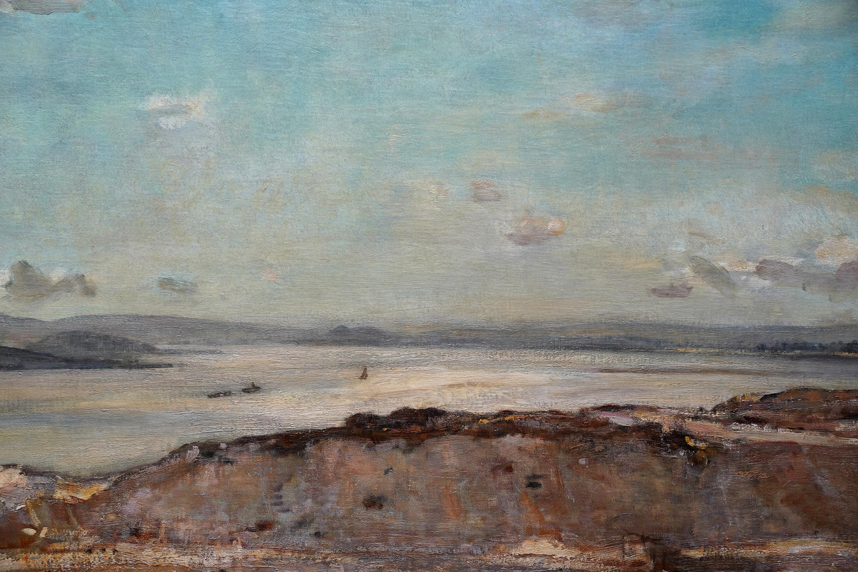 Walter Westley Russell - Sunset Coastal Landscape - British ...