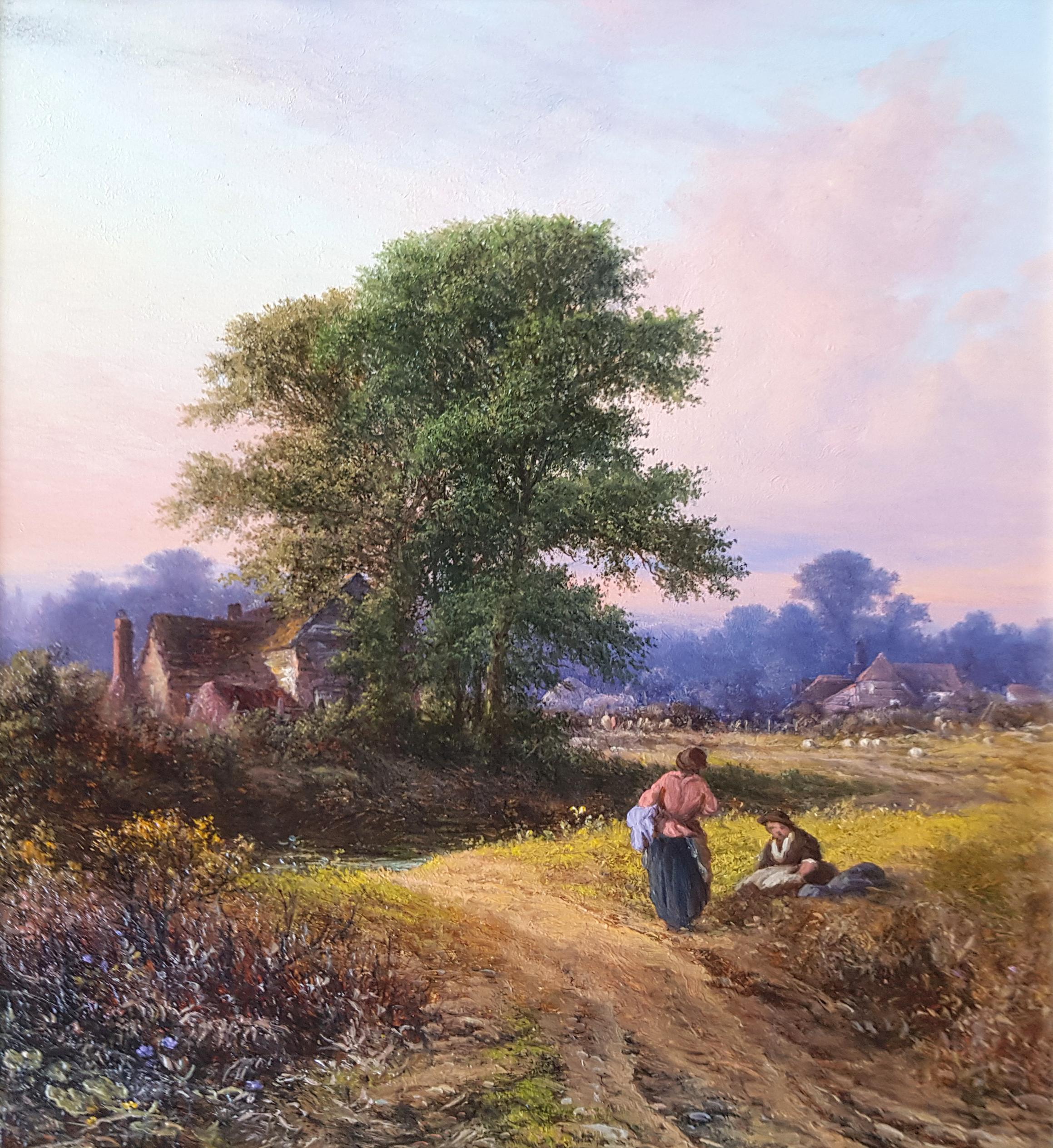 Walter Williams - A Chat by The Wayside and Harvest Time (Pair) For ...