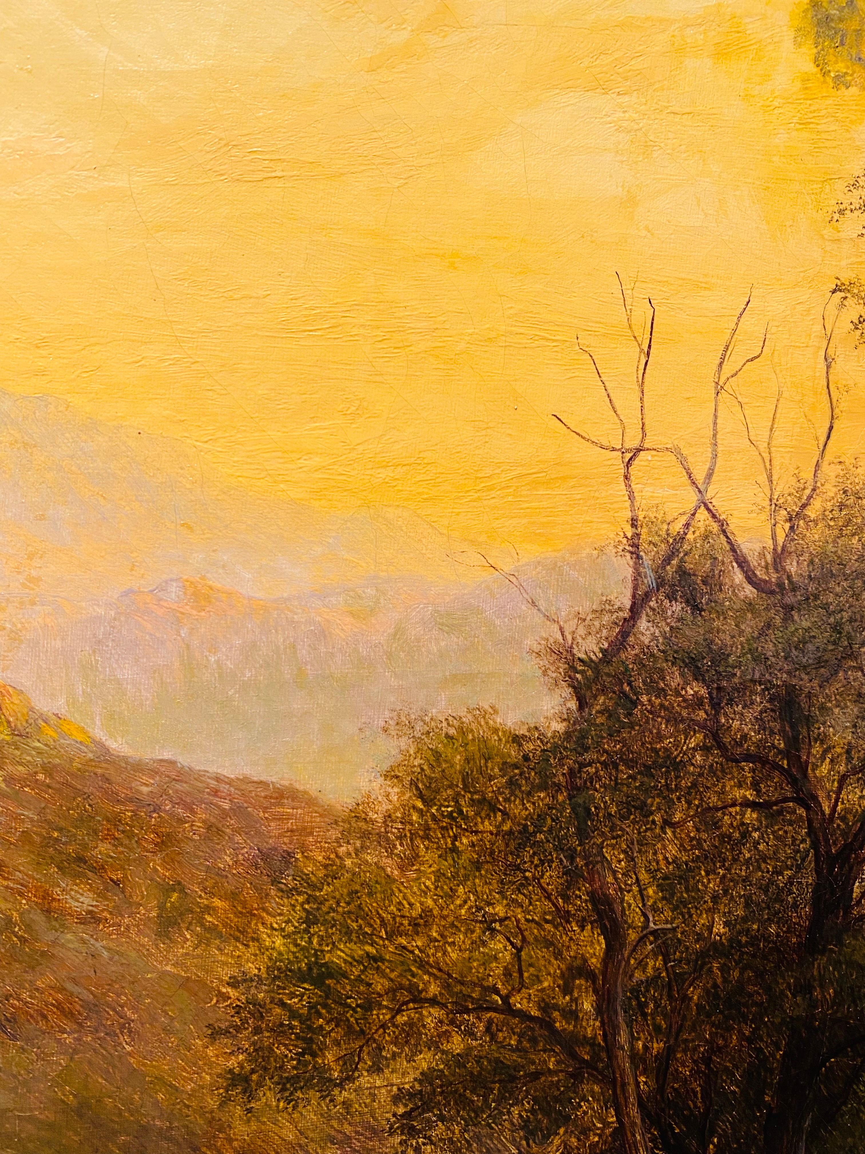 Walter Williams - Huge 19th century Victorian oil landscape - Summer in ...