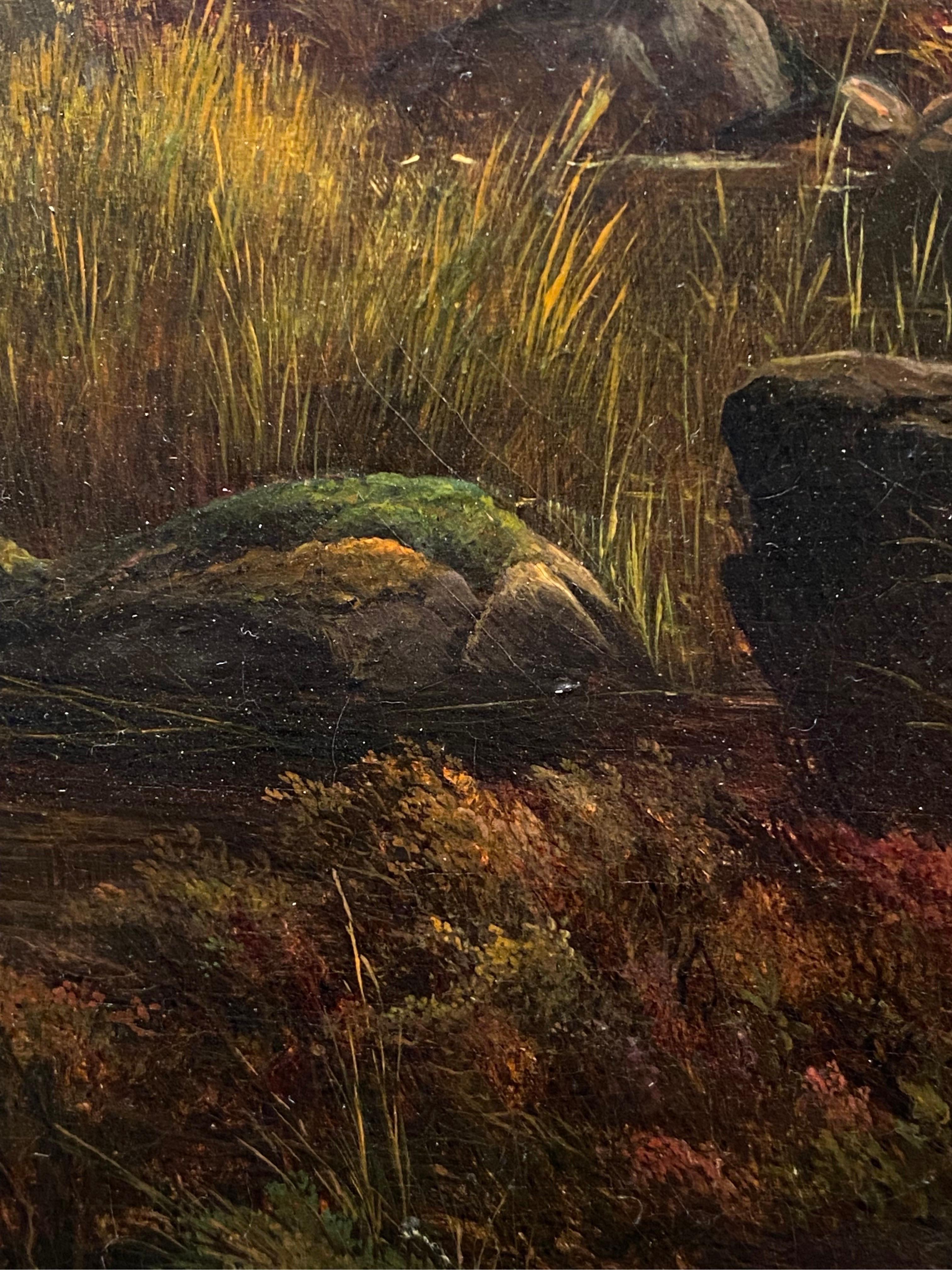Walter Williams - Huge 19th century Victorian oil landscape - Summer in ...