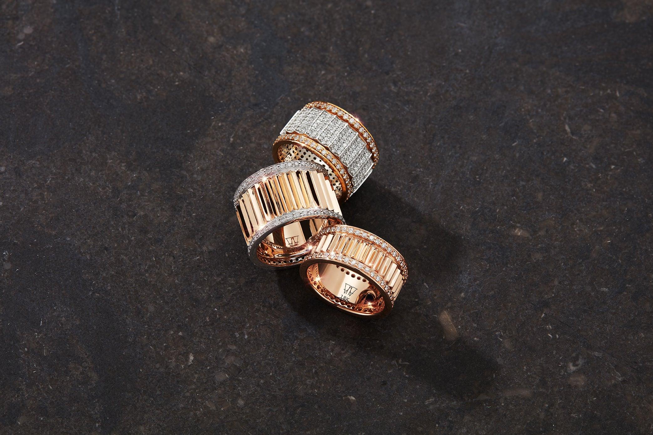Customizable Walters Faith 18K White Gold and 18 Karat Rose Gold All ...