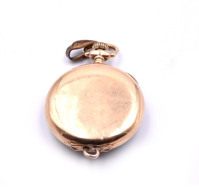 Waltham 14 Karat Yellow Gold Ladies Pocket Watch at 1stDibs | elgin ...
