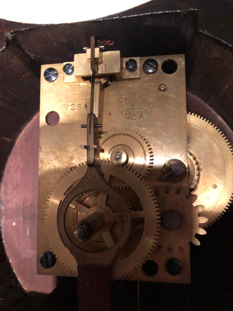 Waltham Clock Co. Waltham, MA. A banjo clock with Perry's Victory ...