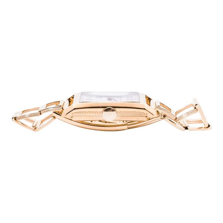 Waltham Gold Filled Art Deco Tank Style with Original Period Bracelet ...