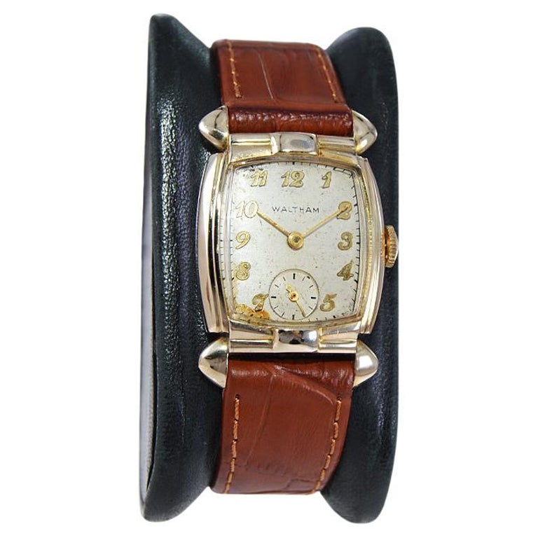 Waltham Gold Filled Art Deco Watch For Sale at 1stDibs | waltham watches
