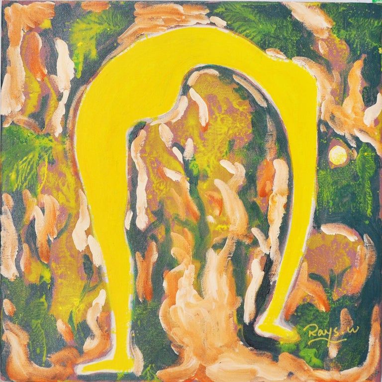 Wan Rui - Abstract Expressionist painting-Revelation of life For Sale ...