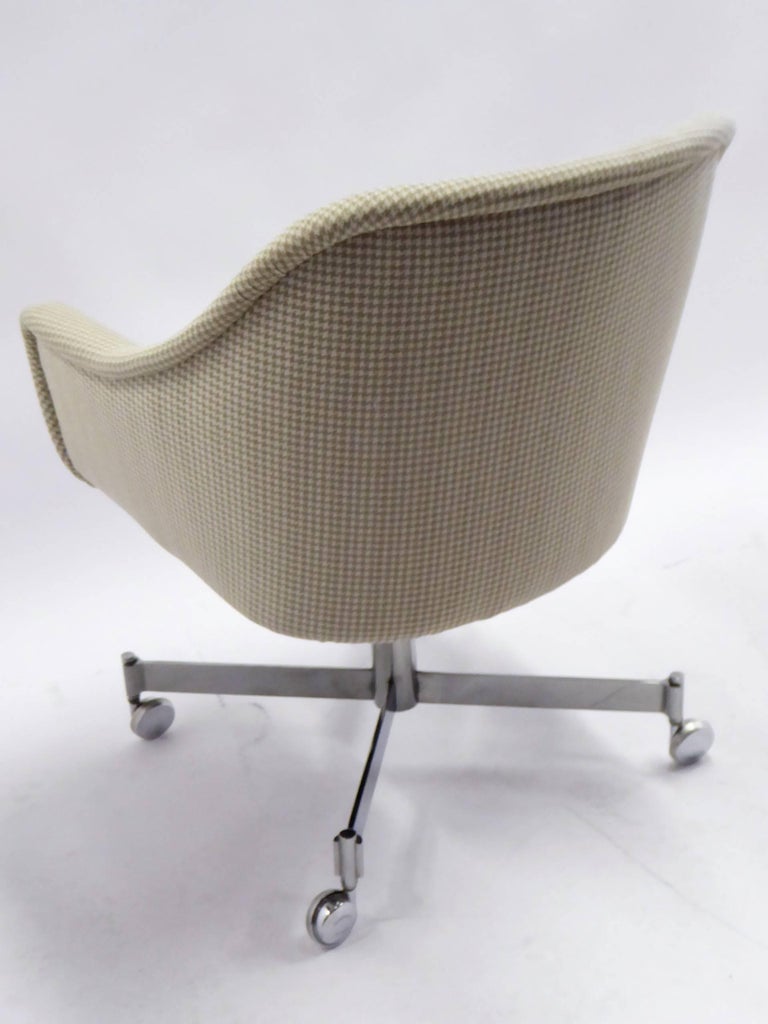 Ward Bennett Bumper Office Chair in Houndstooth Brickel Associates at ...