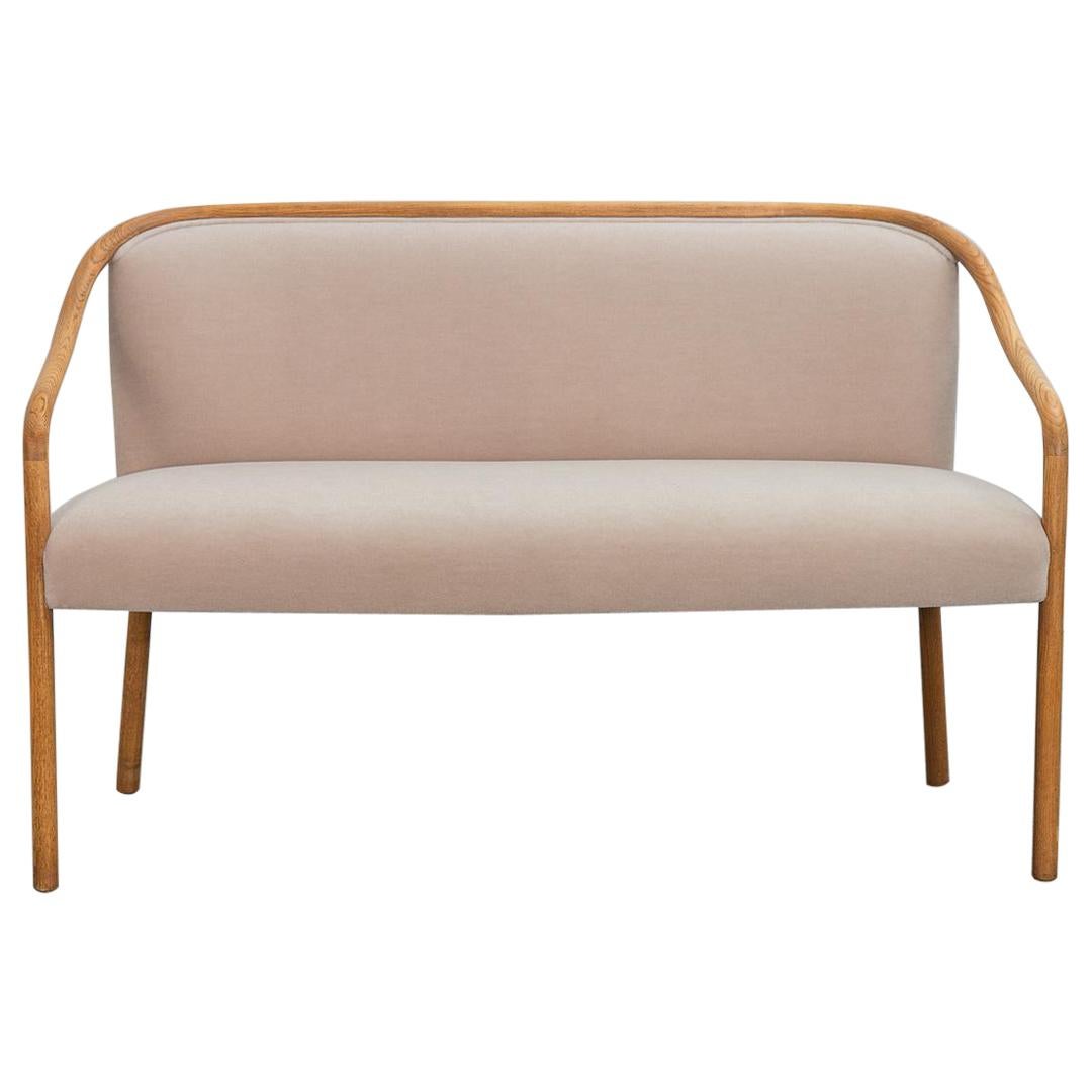 Ward Bennett Round Ottoman For Sale at 1stDibs