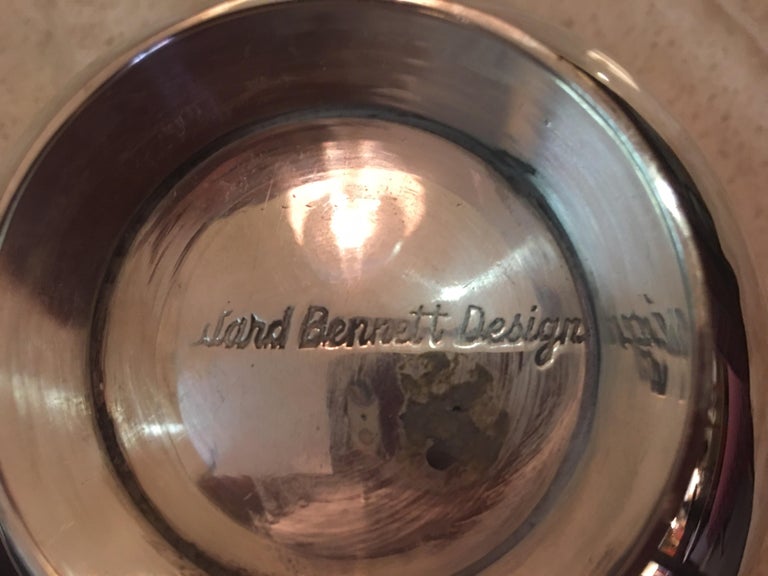 Ward Bennett Silver Plate Small Bowl at 1stDibs