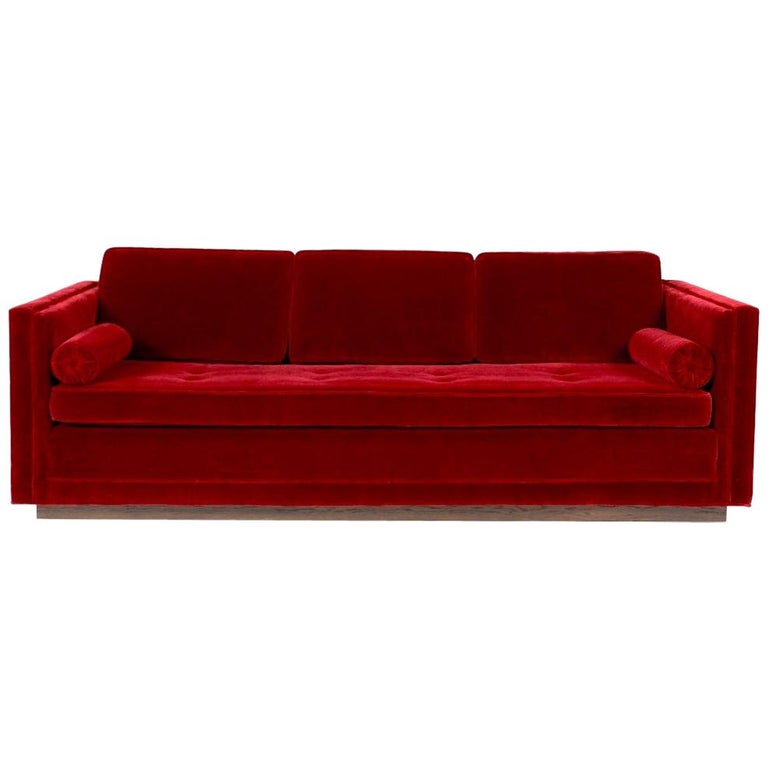 Ward Bennett Tuxedo Sofa at 1stDibs