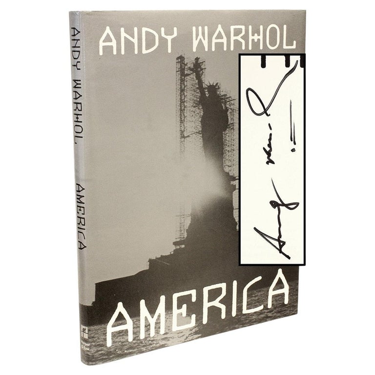 Warhol, Andy, America, 'Signed, First Edition, 1985' at 1stDibs