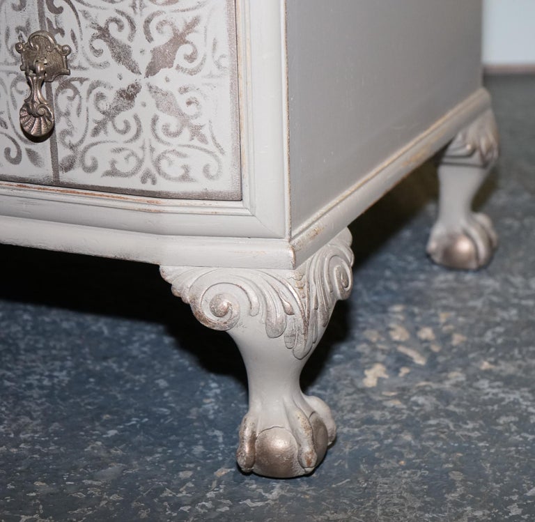 Waring and Gillow 1932 Antiqued Hand Painted Beige Bronze Patterns ...