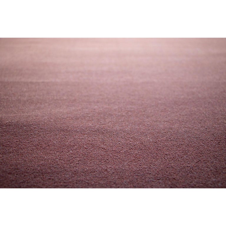 21st Cent Resistant Round Warm Red Sunset Hues Rug by Deanna Comellini ...