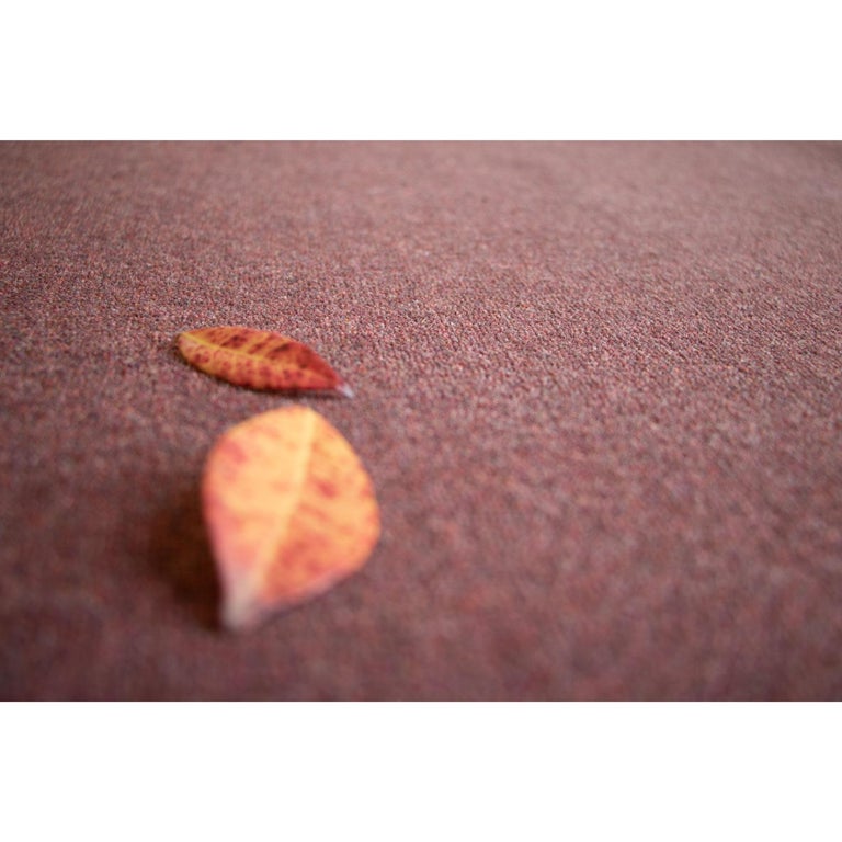 21st Cent Resistant Round Warm Red Sunset Hues Rug by Deanna Comellini ...