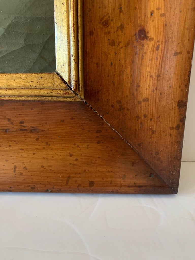 Warm Still Life of Flower and Doves in Amazing Oak Frame For Sale at ...