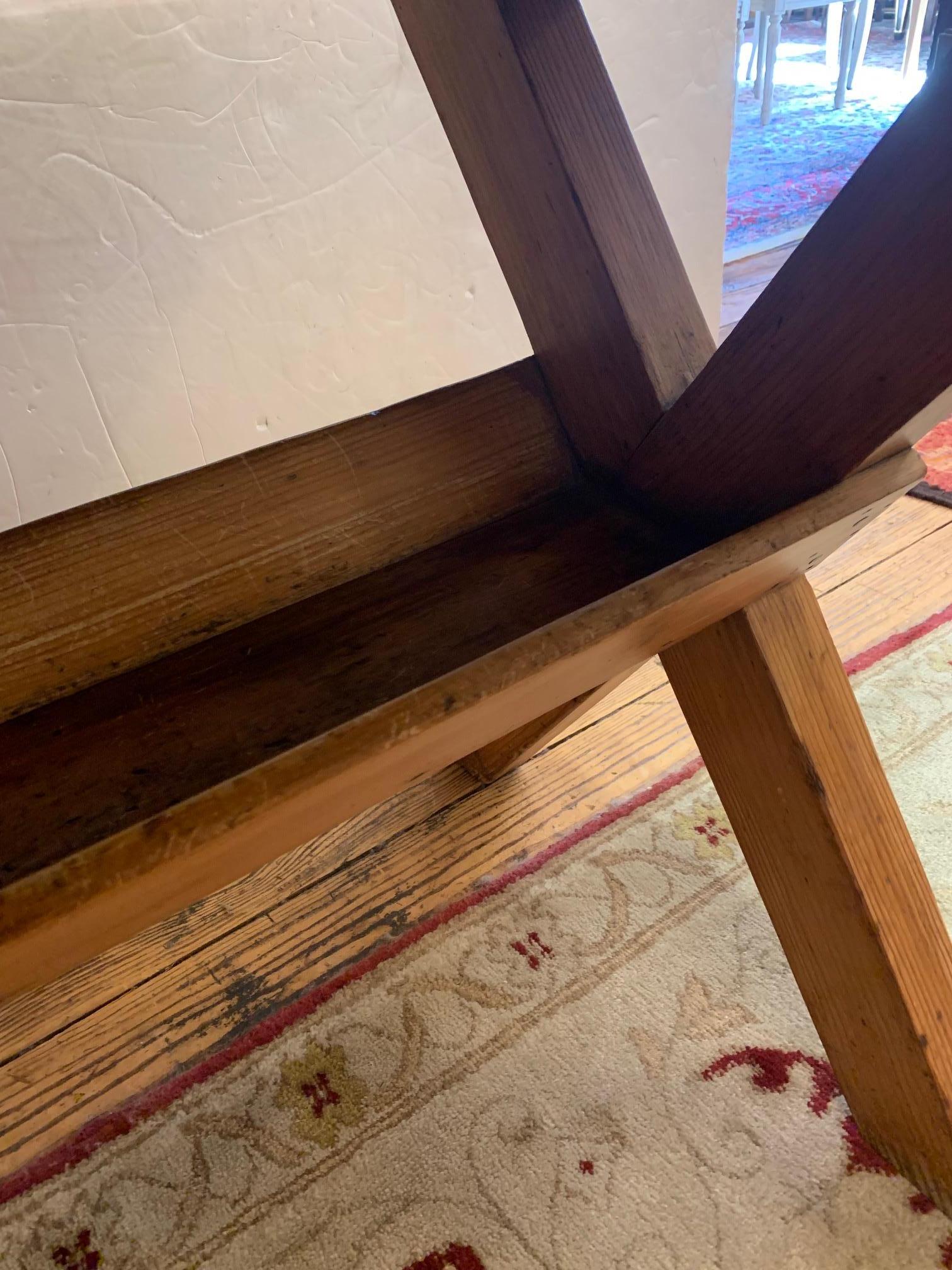 Warm and Welcoming Rustic Distressed Farm Table or Writing Desk For ...