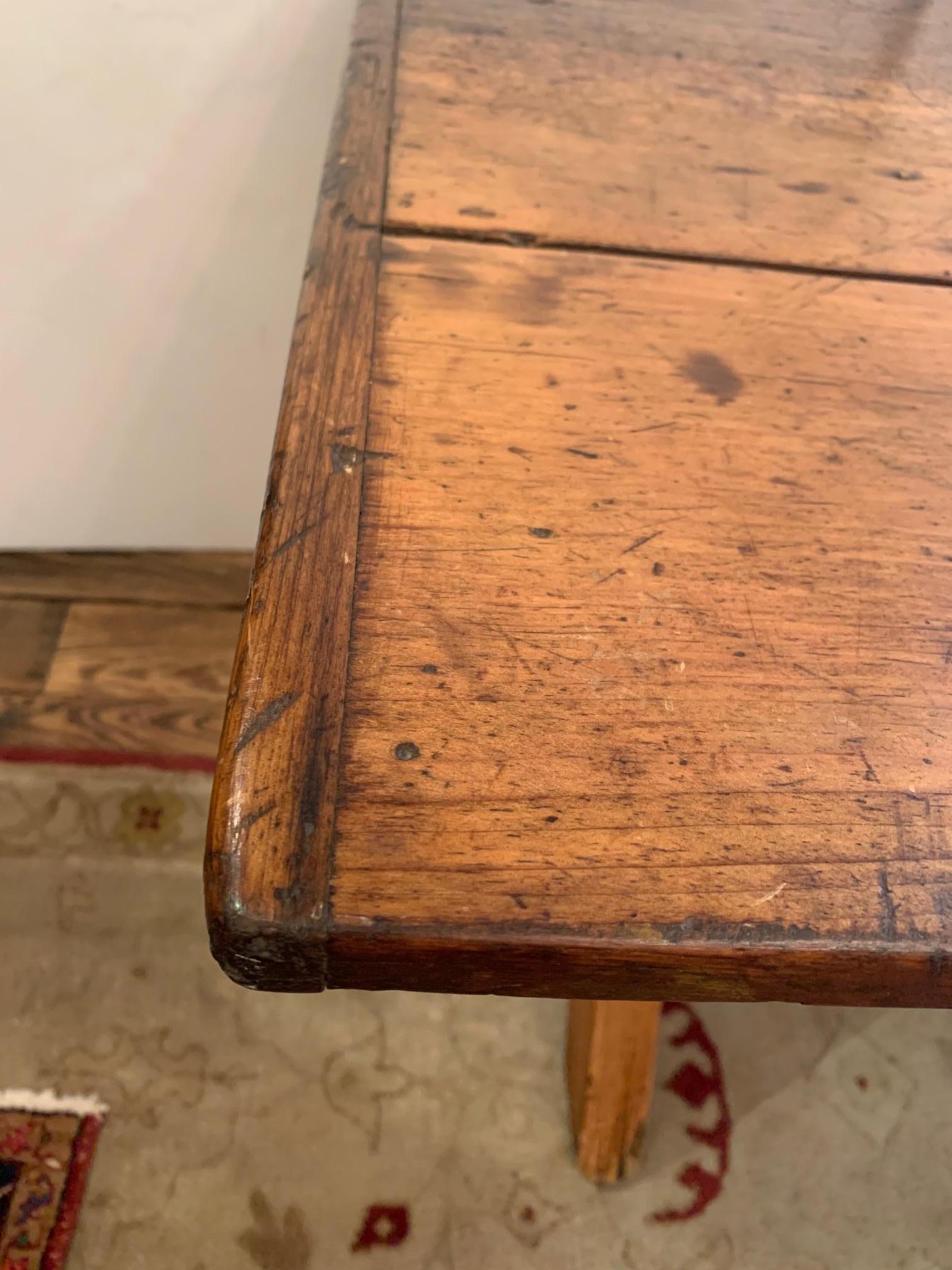 Warm and Welcoming Rustic Distressed Farm Table or Writing Desk For ...