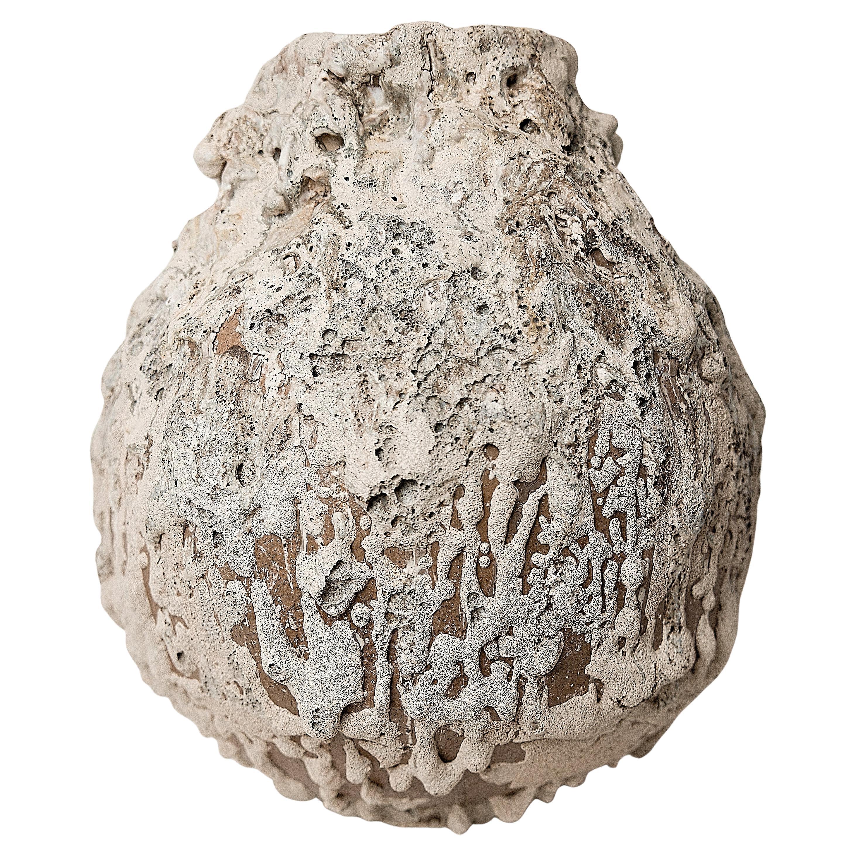 Warm Winter Wood Moon Vase I For Sale at 1stDibs