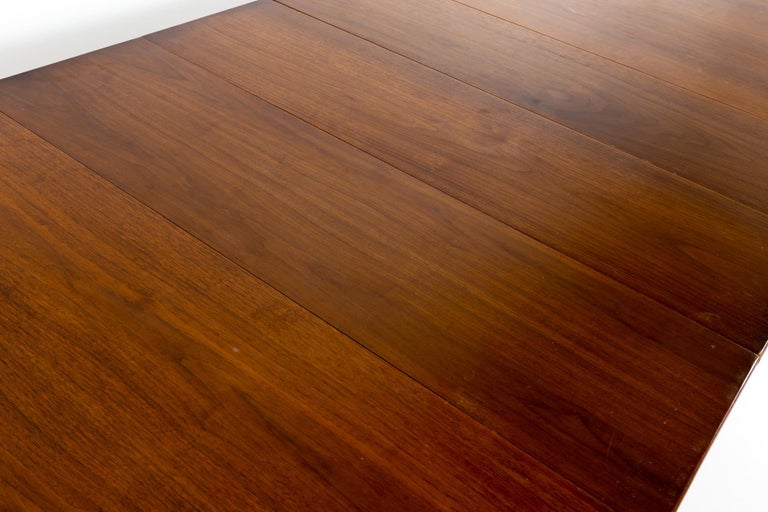 Warren Church for Lane Perception Midcentury Walnut Surfboard Dining ...