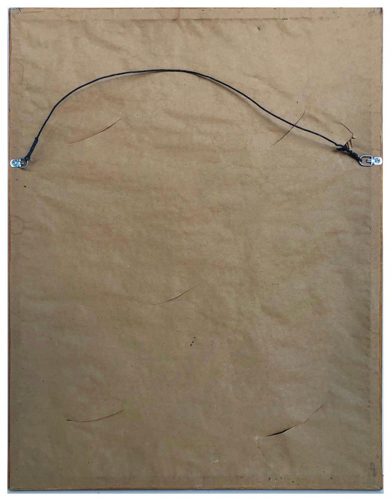 Vintage Warren Fischer Figurative Abstract Painting For Sale at 1stDibs