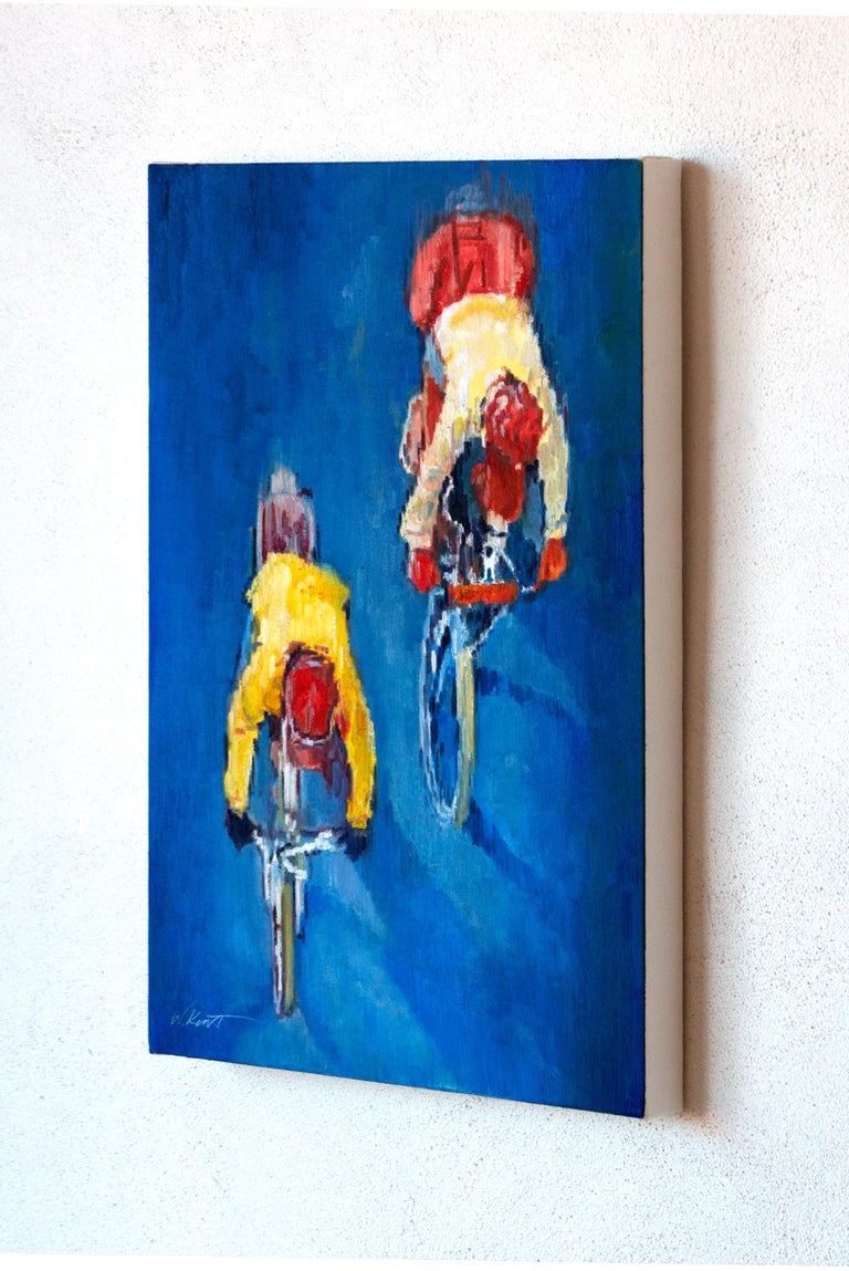 Warren Keating - Early Morning Ride, Oil Painting For Sale at 1stDibs