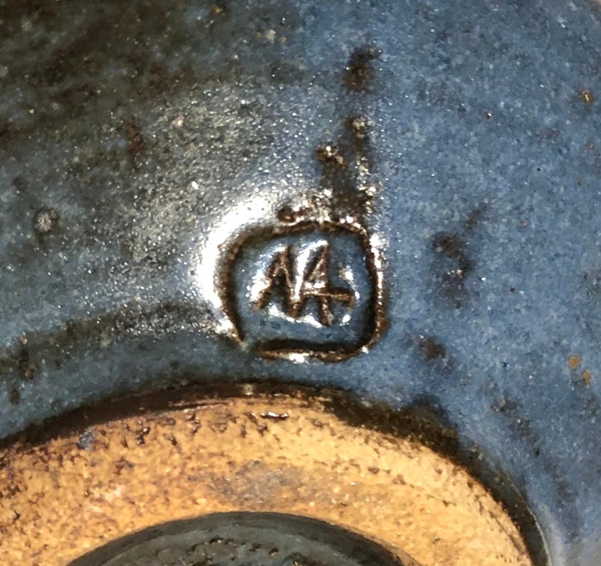 Warren MacKenzie Blue Glazed "Double Rim" Bowl at 1stDibs