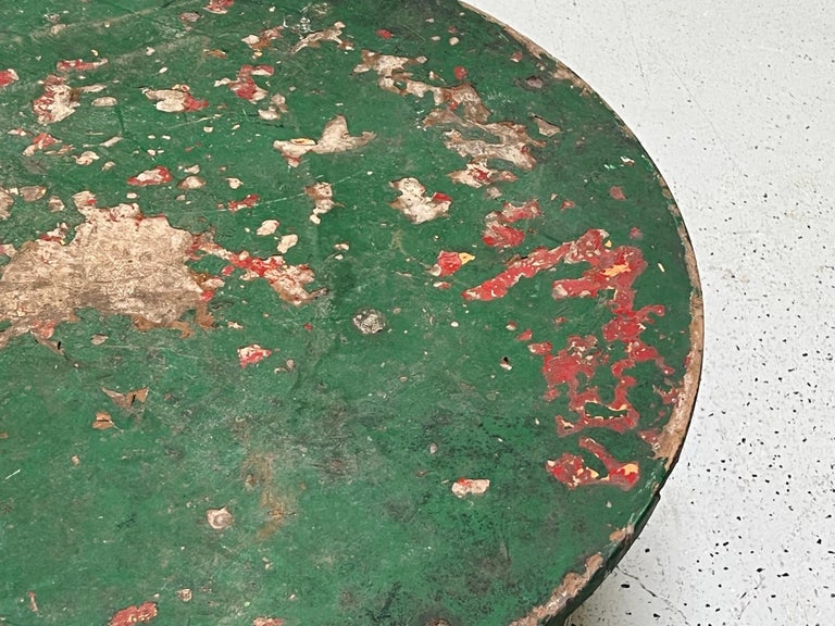 Warren McArthur Side Table with Patinated Top For Sale at 1stDibs