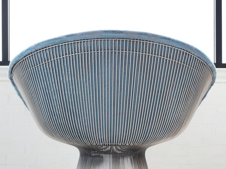 Warren Platner Wire Frame Lounge Chairs and Matching Coffee Table for ...