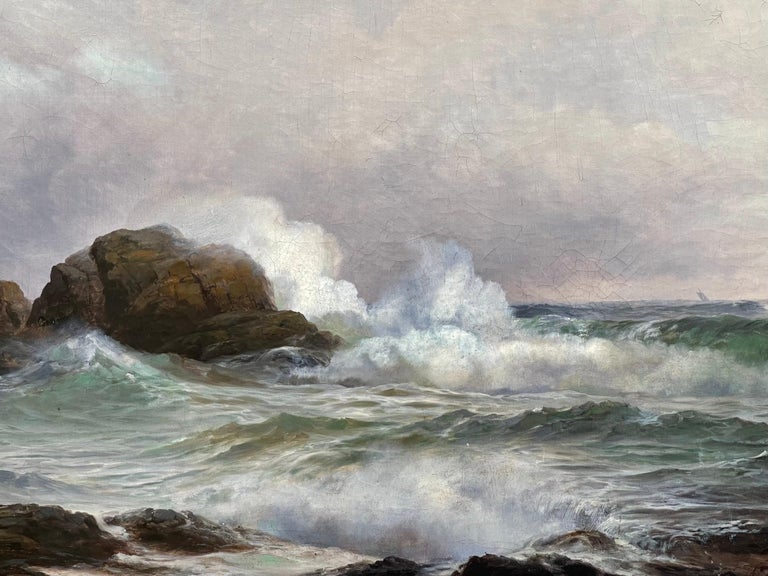 Warren W. Sheppard Newport Oil on Canvas For Sale at 1stDibs