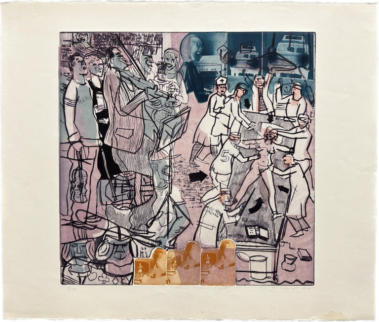 Warrington Colescott - Music Medicine and Sport Signed 1966 Limited ...