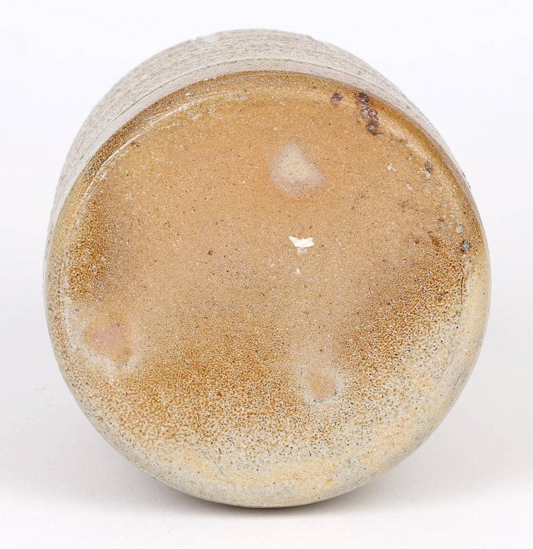 Warwick Parker English Salt Glazed Studio Pottery Bottle Vase For Sale ...