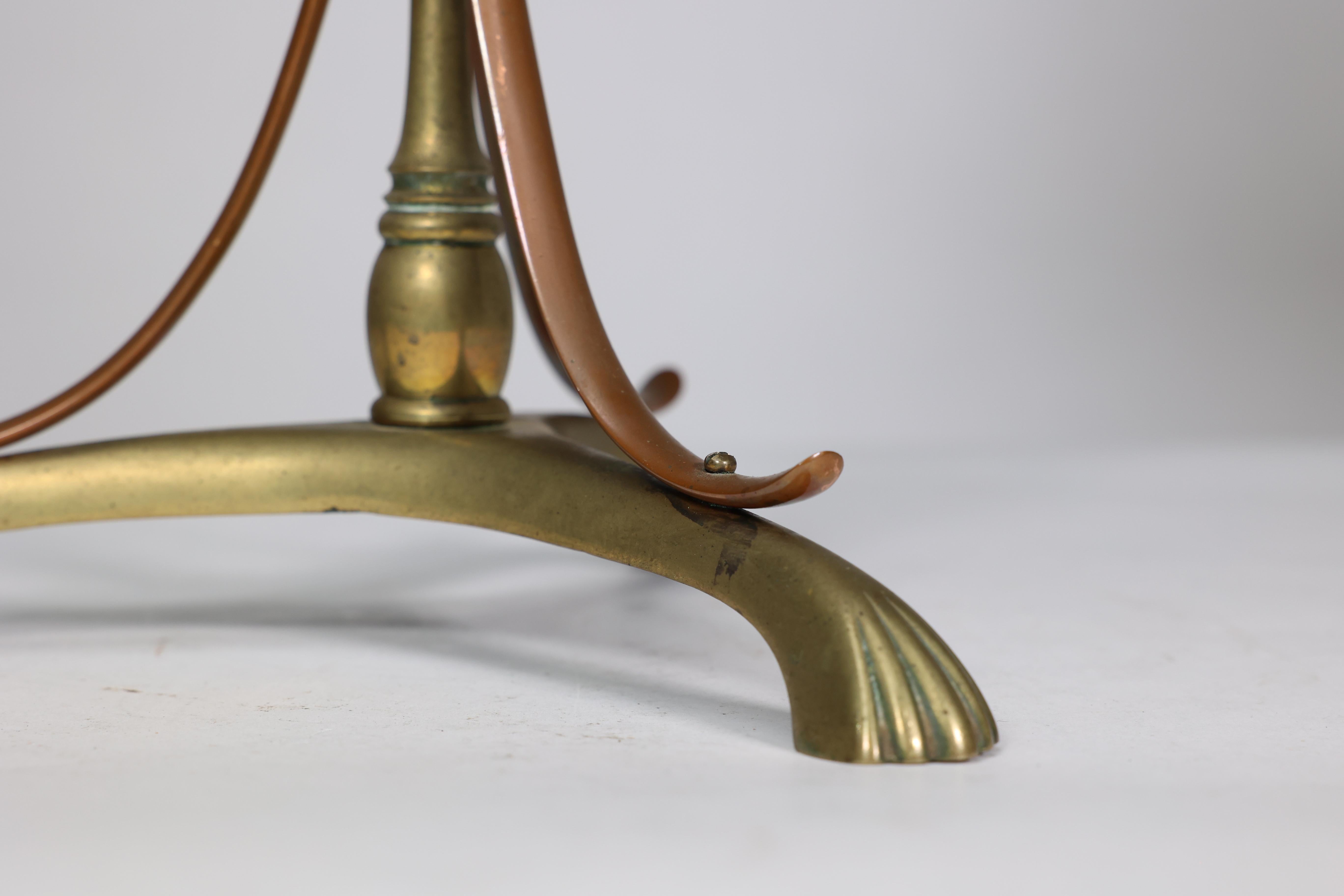 WAS Benson. An Arts and Crafts copper and brass oil lamp. For Sale at ...