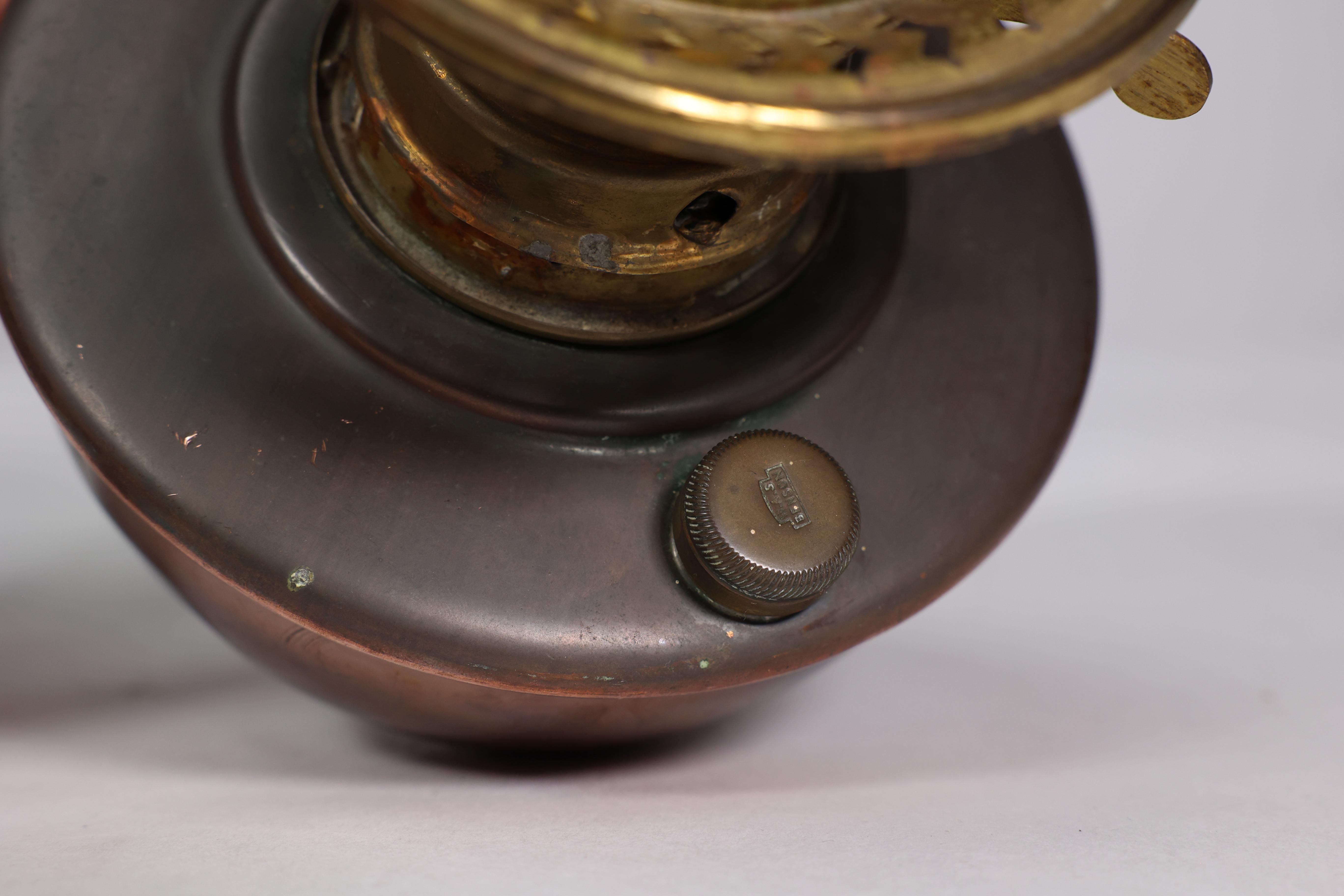 WAS Benson. An Arts and Crafts copper and brass oil lamp. For Sale at ...