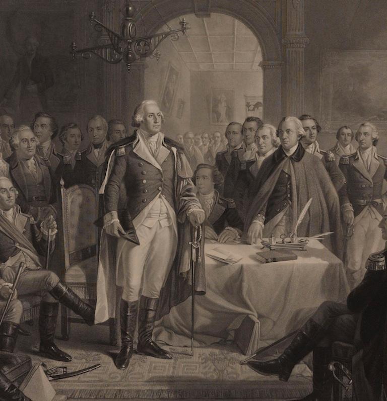 "Washington and His Generals" by A. H. Ritchie, circa 1870 at 1stDibs