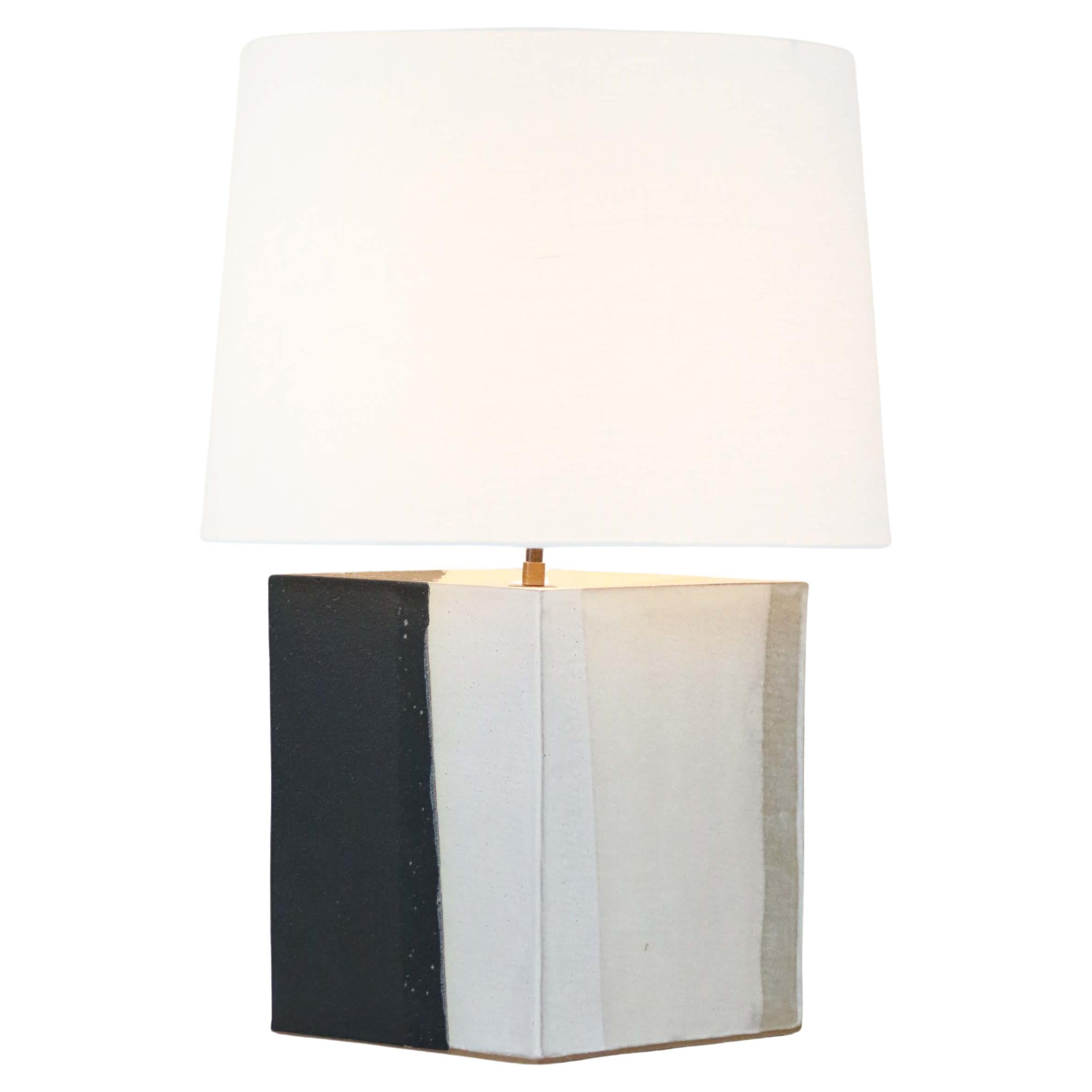New Preston Lamp, Ceramic Sculptural Table Lamp by Dumais Made at 1stDibs